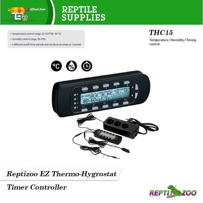 Jual Reptizoo Ez Thermo Hygrostat Timer Controller | Shopee Indonesia
