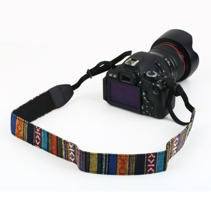 Jual Universal Camera Shoulder Strap Dslr Vintage / Motif Batik Kamera ...