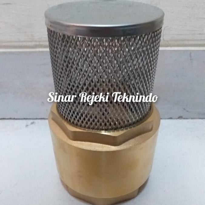 Jual FOOT KLEP KUNINGAN UKURAN 3"INCH/ FOOT VALVE KUNINGAN DRAT HIGH ...