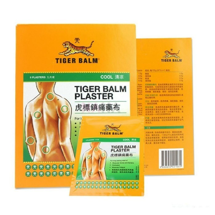 Jual Tiger Balm Cool Plaster Koyo Pereda Nyeri Otot - 7x10 cm | Shopee ...