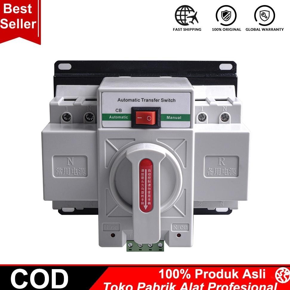 Jual Automatic Transfer Switch ATS 63A 2P Auto Otomatis PLN Genset Inverter | Shopee Indonesia