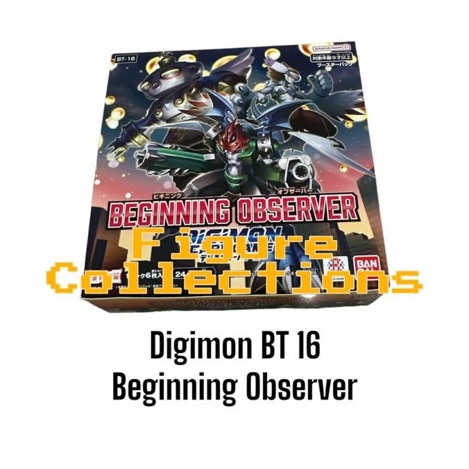 Jual DIGIMON BEGINNING OBSERVER BT16 BOOSTER BOX HIGH QUALITY | Shopee ...