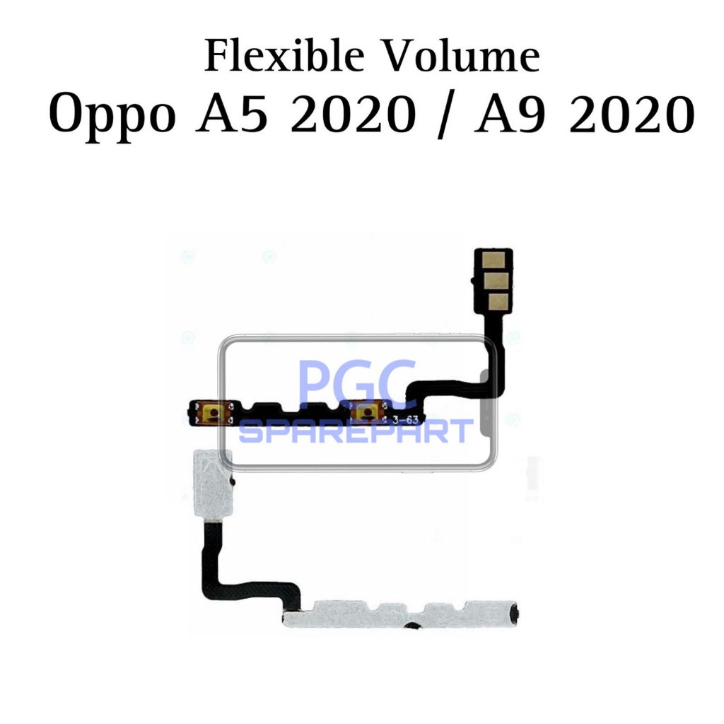 Jual Flexible Konektor Volume Oppo A5 2020 / A9 2020 / CPH1931 ...
