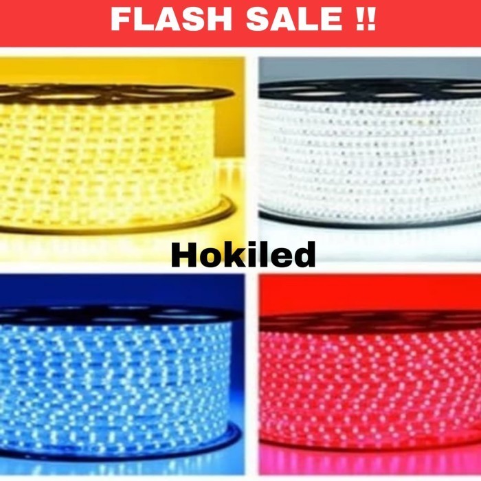 Jual Lampu Led Strip Selang 5050 Smd 220V 100M/100 Meter Drop Ceiling ...