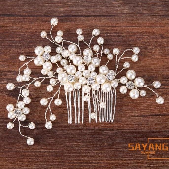 Jual Headpieces Mutiara Simple Tapi Elegan Cocok Untuk Segala Acara ...