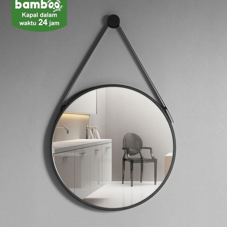 Jual 60CM Cermin Gantung Dinding Cermin wc Bathroom Mirror Cermin Bulat ...