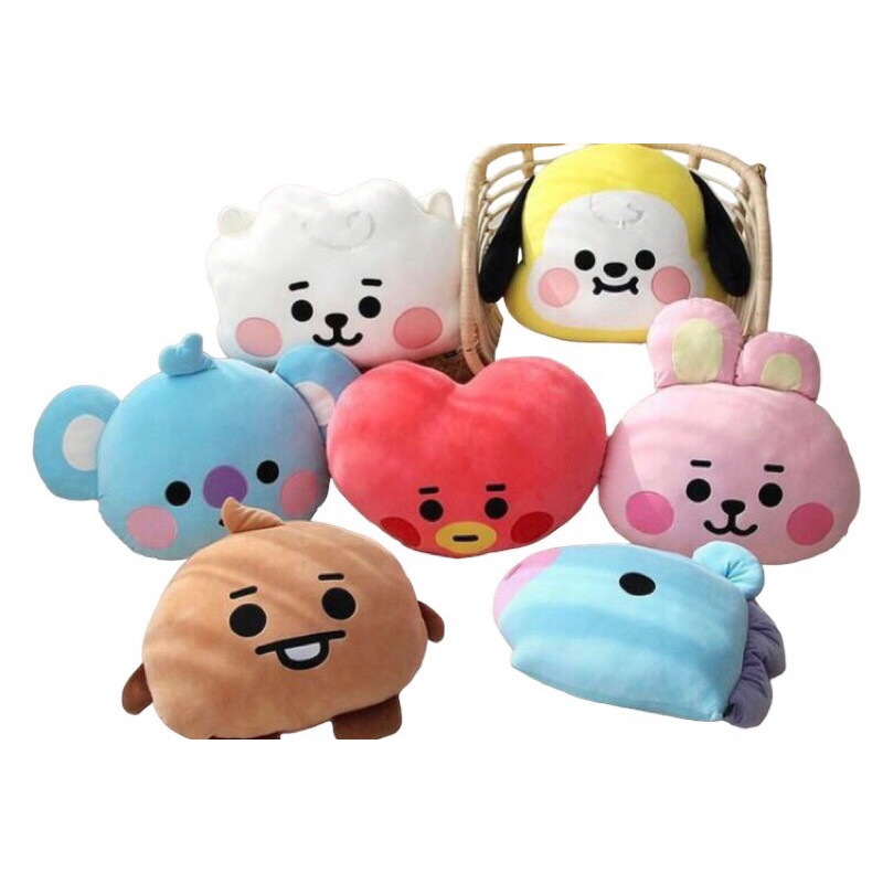 Jual Bantal Boneka Baby Face BT21 BTS Unofficial Ukuran Kecil Tata ...