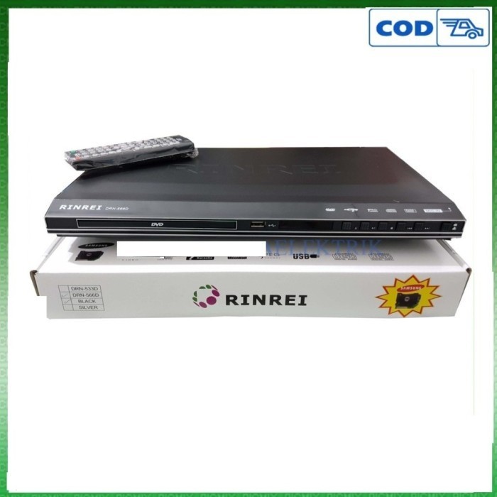 Jual Rinrei Dvd Player Drn-566 Body Besi Optik Samsung Badel Kuat ...