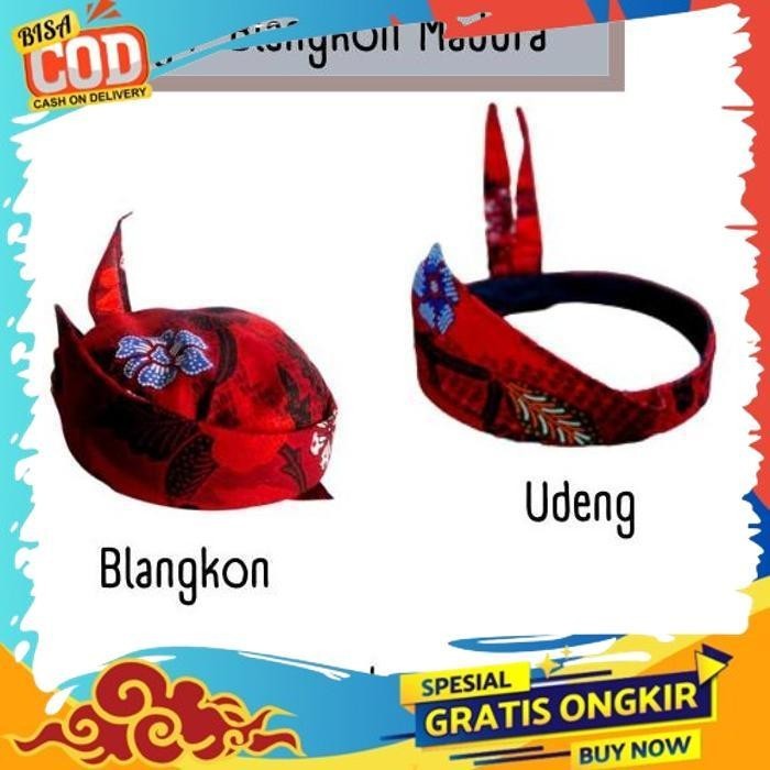 Jual BISMILAH UDENG SAKERA / ODHENG / IKAT KEPALA KHAS MADURA / UDENG ...