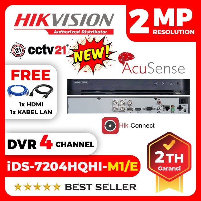 Jual Harga Lagi Promo Dvr Hikvision 4Ch Ds-7204-Hqhi-K1 | Shopee Indonesia