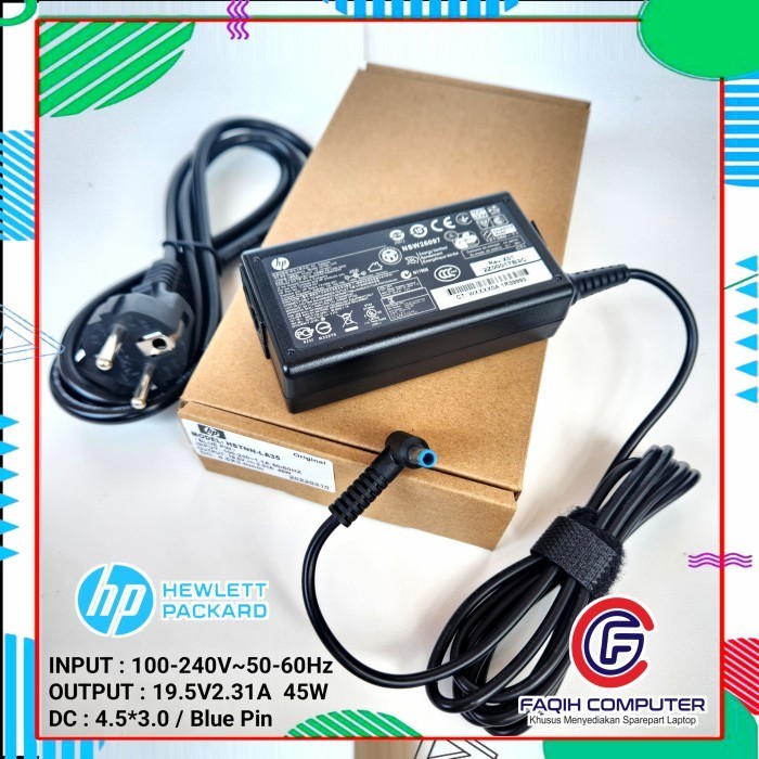 Jual Adaptor Charger Laptop Hp Elitebook 840 G6 19.5V-2.31A 45W Blue Pin | Shopee Indonesia