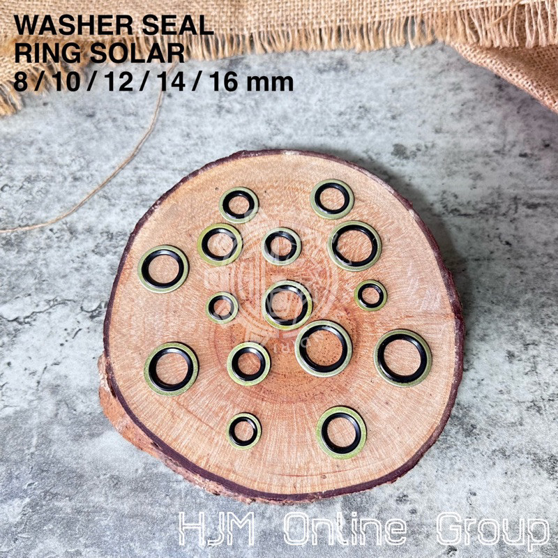 Jual RING BAUT SOLAR - WASHER SEAL KARET 8mm 10mm 12mm 14mm 16mm | Shopee Indonesia