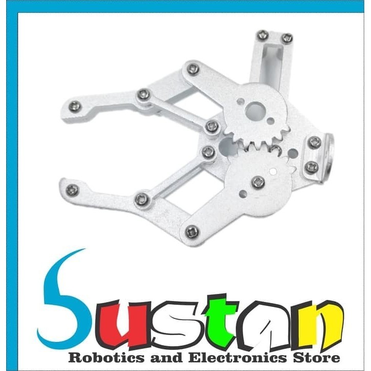 Jual Ready Gripper ALUMINIUM ROBOT ARM CLAMP CLAW MOUNT FOR SERVO ...