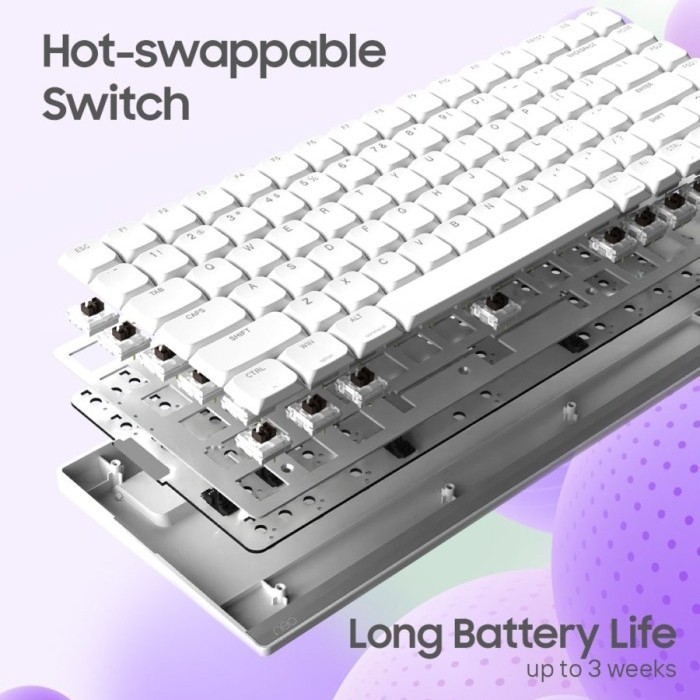 Jual Noir Neo Melo Keyboard Mechanical Low Profile Wireless Connection ...