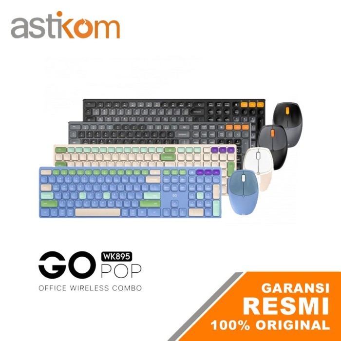 Jual Keyboard Mouse Fantech Go Pop Wk895 Wireless | Shopee Indonesia