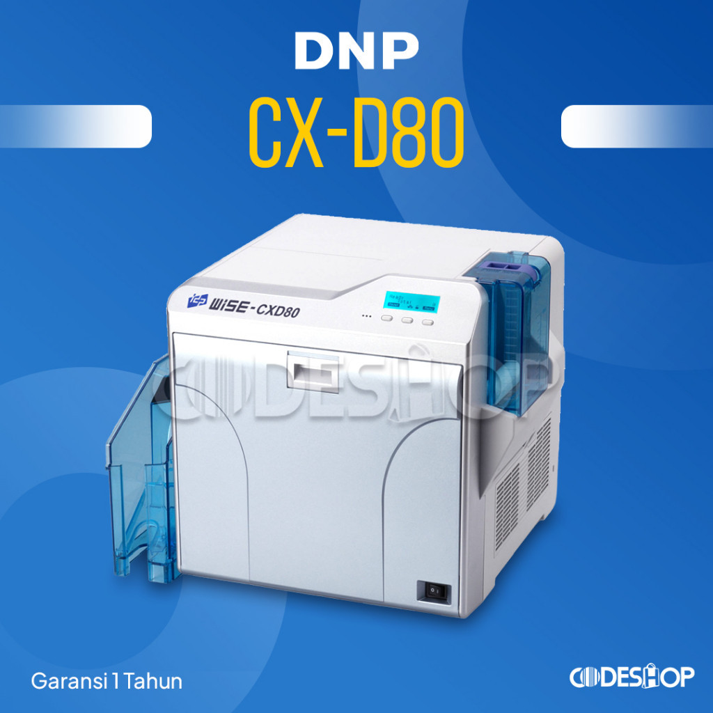 Jual Printer ID Card DNP CX-D80 SR Cetak Kartu PVC Single Side Satu ...