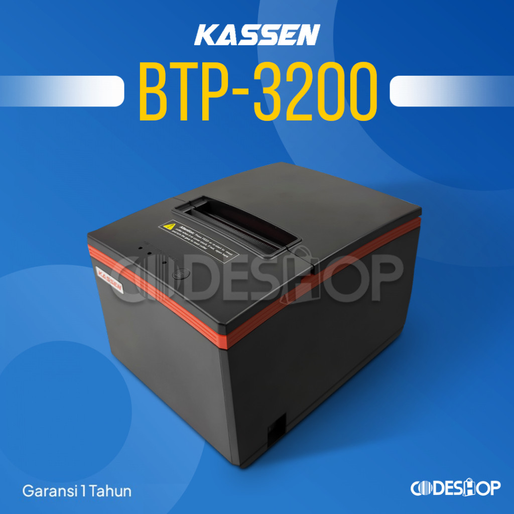 Jual Printer Kasir Thermal Kassen BT-P3200 Cetak Kertas 80mm | Shopee ...