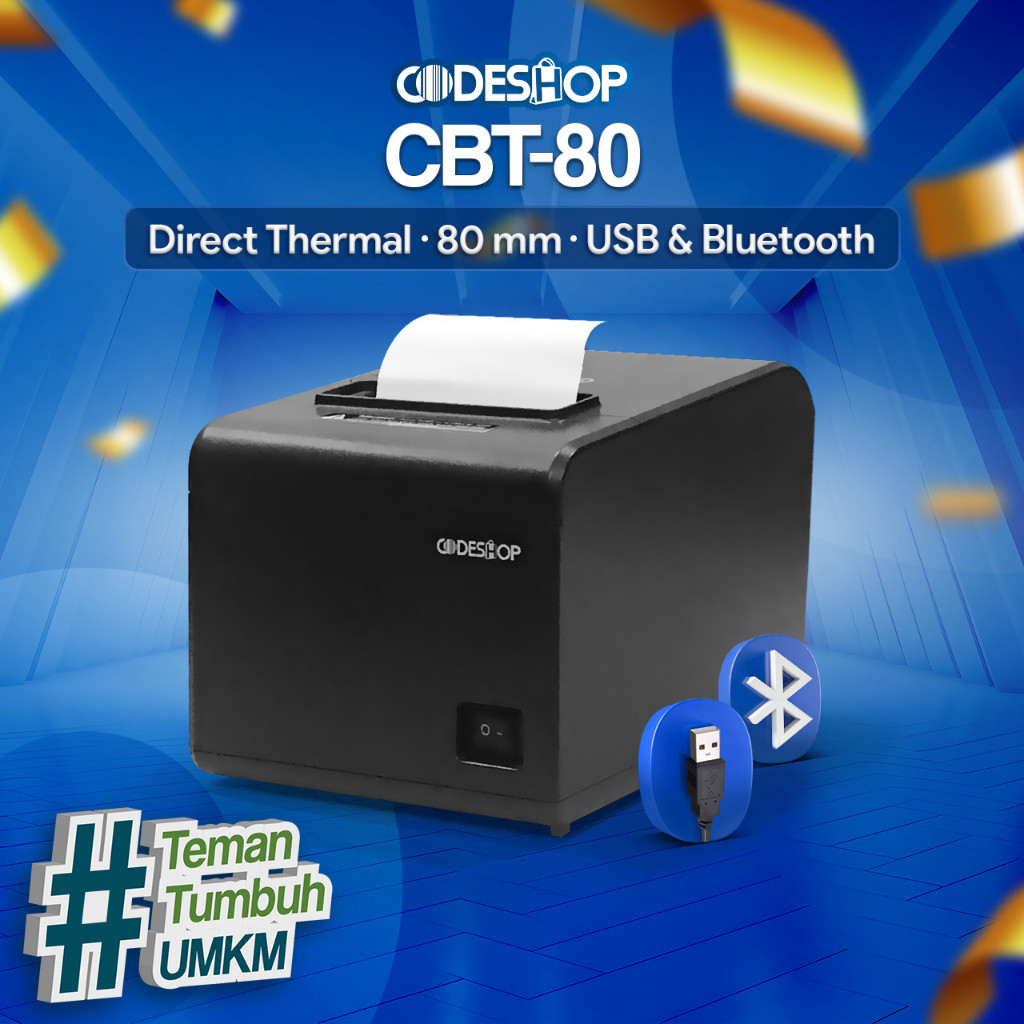 Jual Printer Thermal CODESHOP CBT 80 Printer Struk Kasir 80mm USB ...