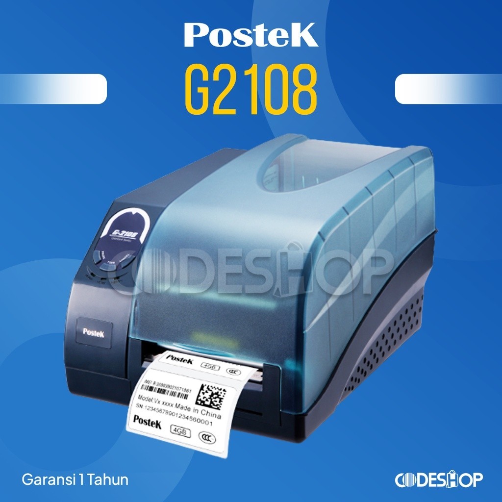 Jual PRINTER BARCODE POSTEK C168 G2108 | PRINT LABEL MURAH BERGARANSI | Shopee Indonesia