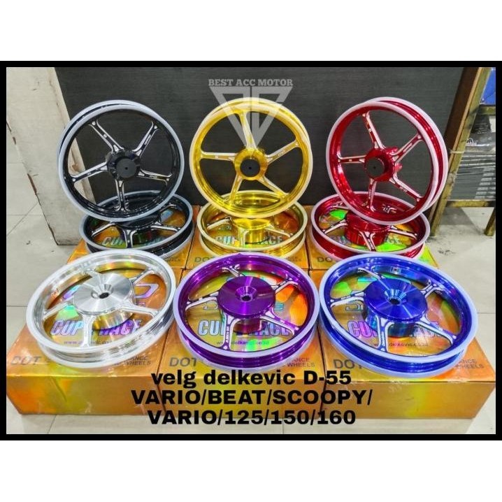 Jual Velg Delkevic Dnd Ak 55 Ring 14 Vario 110 Beat Old New Scoopy Spacy | Shopee Indonesia