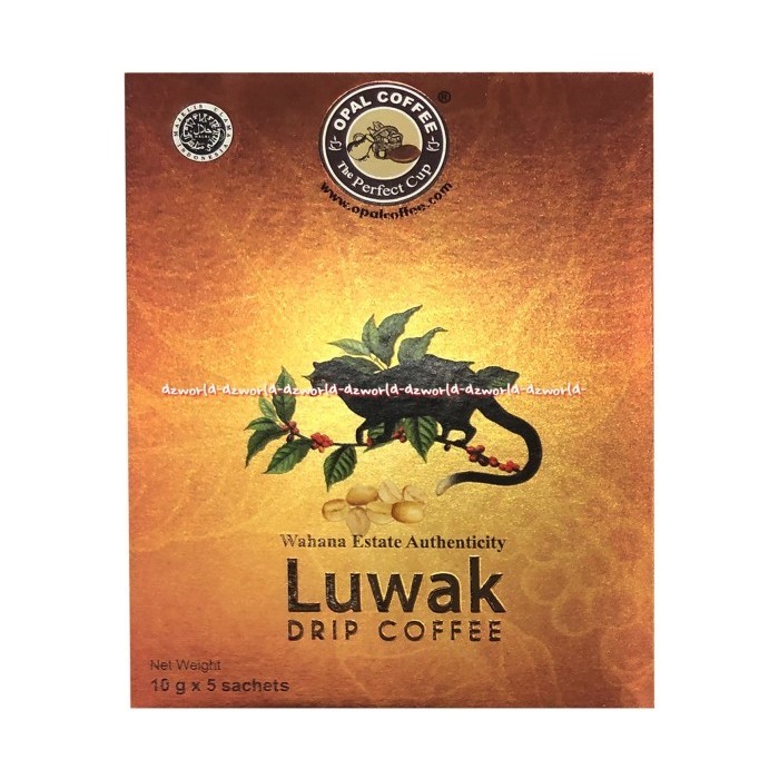 Jual Secrenada - Opal Coffee Luwak Drip Coffe 5Sachet Kopi Dengan ...