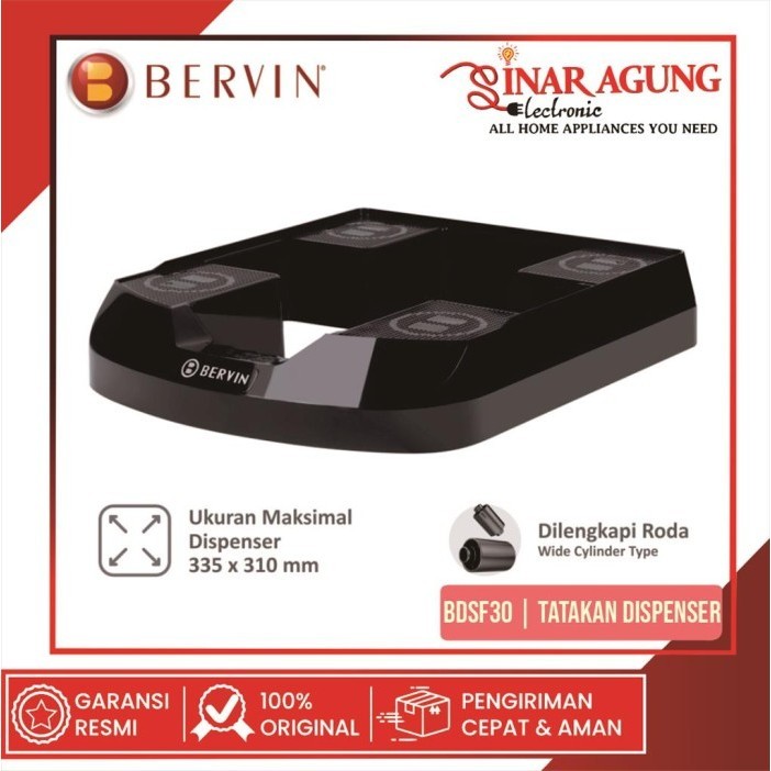 Jual BERVIN STAND WATER DISPENSER 3D71X [BEBAN MAX 50KG] - HITAM ...