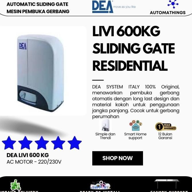 Jual Mesin Pagar Otomatis Automatic Sliding Gate Dea Italy Original ...