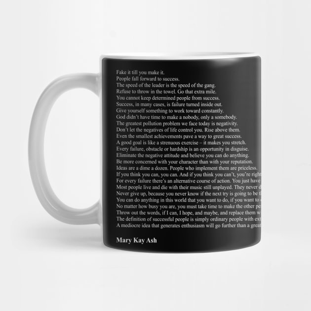 Jual Mary Kay Ash Mengutip Mug Kopi Mary Kay Ash Quotes Coffee Mug ...