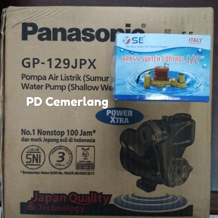 Jual NEW SERIES POMPA PENDORONG AIR TOREN PANASONIC BOOSTER PUMP ...