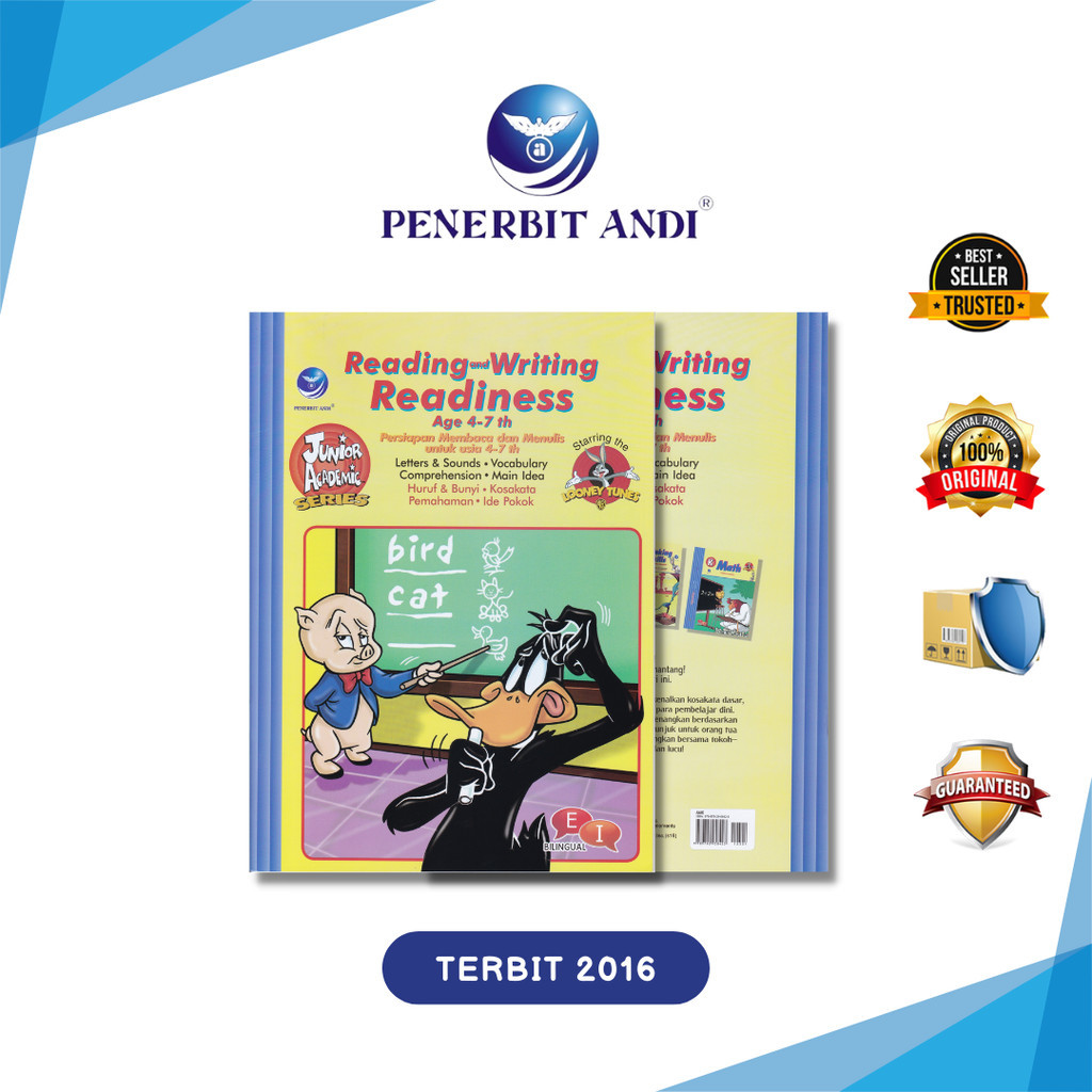 Jual Penerbit Andi - Buku Reading And Writing Readiness Age 4-7 th ...