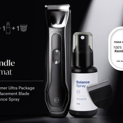 Jual Bundle Hemat - The Mason Trimmer Ultra (Alat Cukur Bulu Kemaluan ...