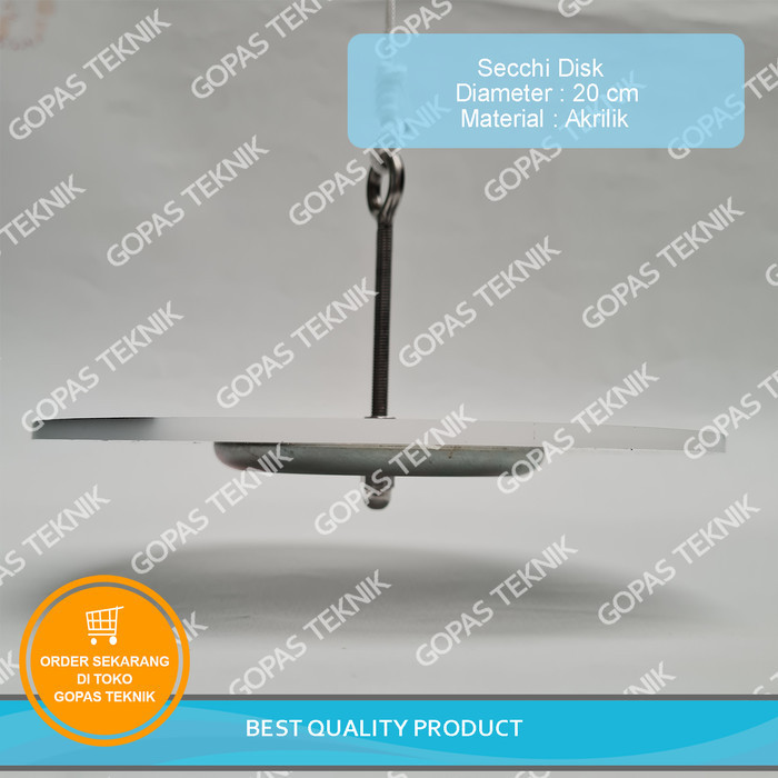 Jual Secchi Disk Untuk Mengukur Kekeruhan Air, Secchi Disk 20 Cm ...