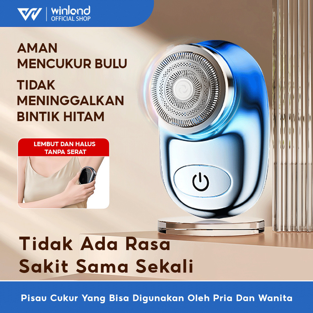 Jual Alat Cukur Premium [COD]Winland Alat Cukur Elektrik shaver Mini ...