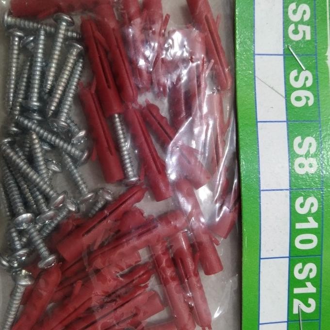 Jual :::::::] paket fisher dan sekrup S6 isi 30pcs | Shopee Indonesia