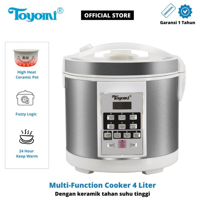 Jual Produk [READY] Promo TOYOMI MULTI FUNCTION COOKER 4 Liter RC ...