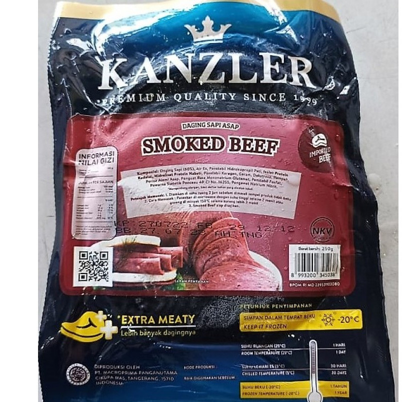 Jual Smoke beef kanzler 250gr | Shopee Indonesia