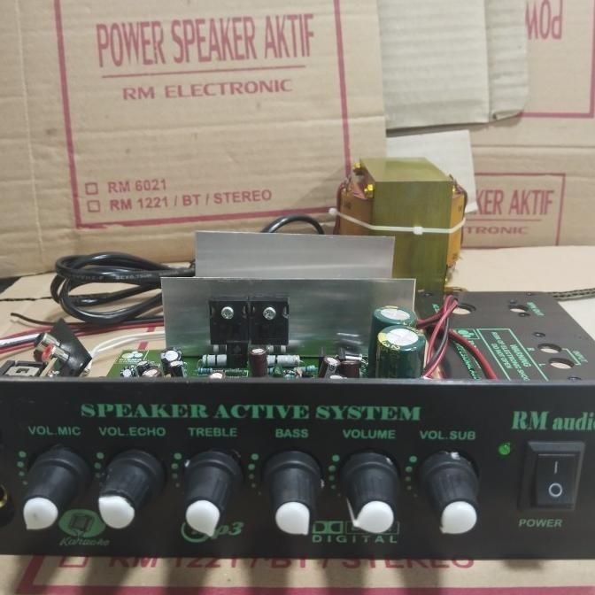 Jual Kit Power Spiker Aktif Mono Echo + Trafo 5 Amper !! Ready | Shopee ...