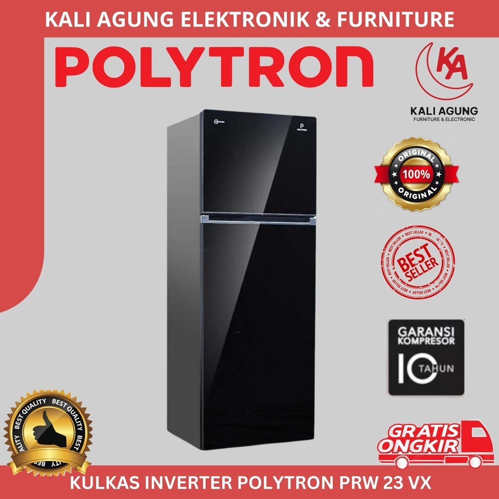Jual KULKAS POLYTRON 2 PINTU / KULKAS INVERTER / POLYTRON PRW 23 VX ...