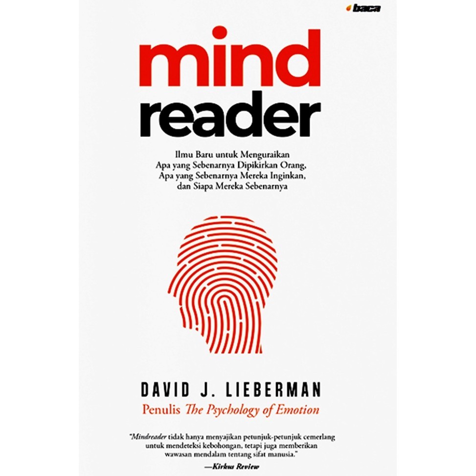 Jual Buku Self Improvement, Mindreader, David J. Lieberman, [Penerbit Baca] | Shopee Indonesia