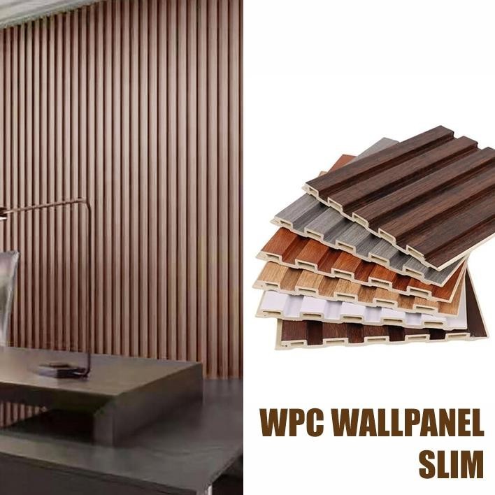 Jual df-8 WPC Wood Panel 3 METER Wallpanel Kisi Kisi Dinding Kayu Murah | Shopee Indonesia