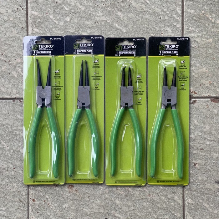 Jual Tang Snap Ring 9 in Set 4 Pcs Tang Slipen Set 4 Pcs TEKIRO 9 Inch ...