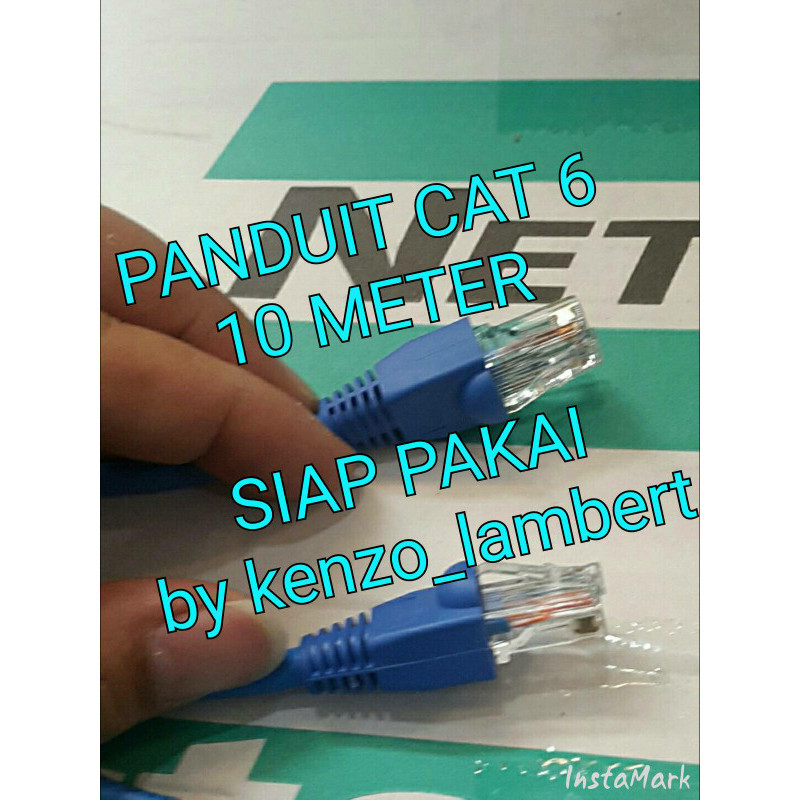 Jual Kabel Lan Utp Cat 6 Panduit Netkey 7 Meter Siap Pakai Komplit ...