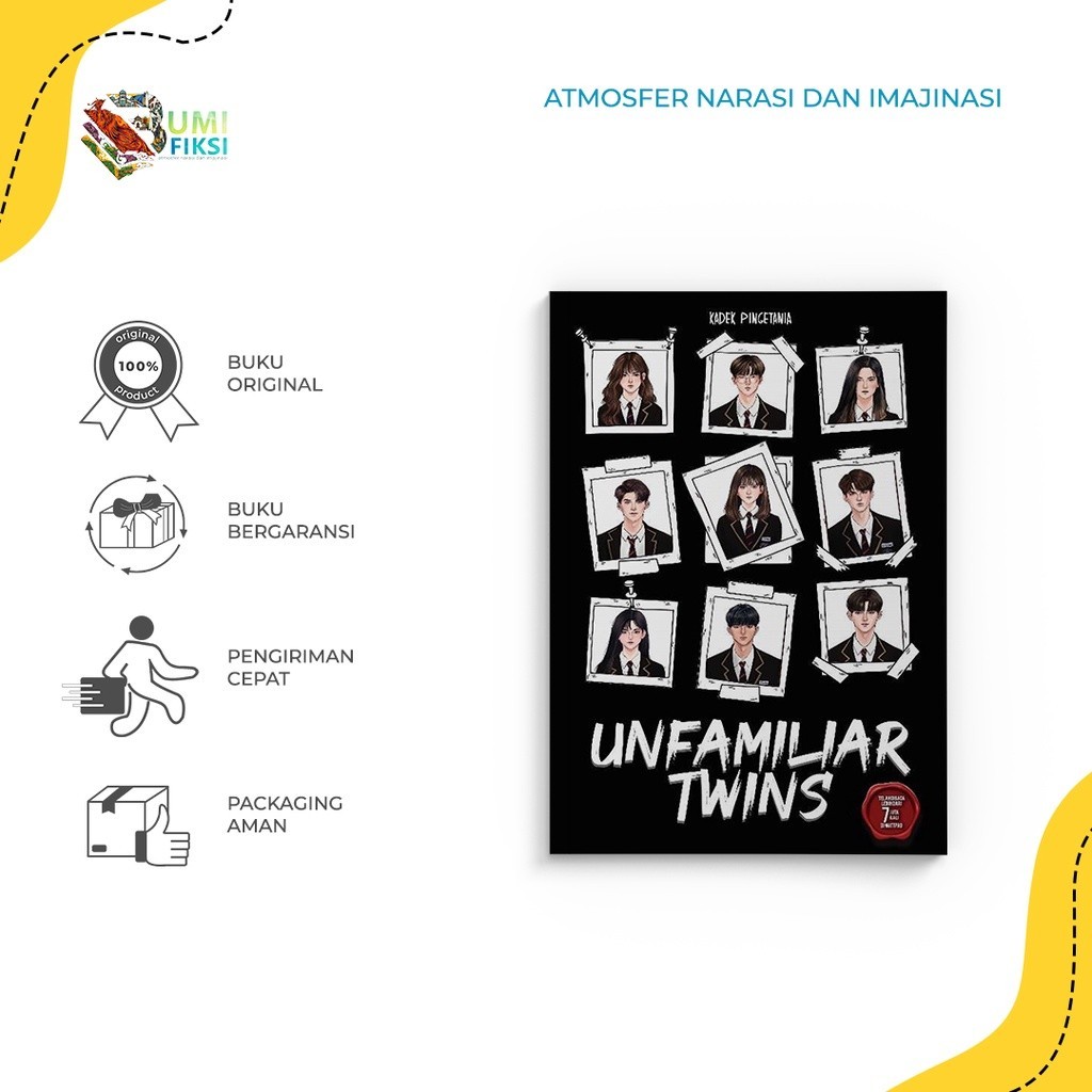 Jual Buku Novel Unfamiliar Twins - Kadek Pingetania - Coconut Book ...