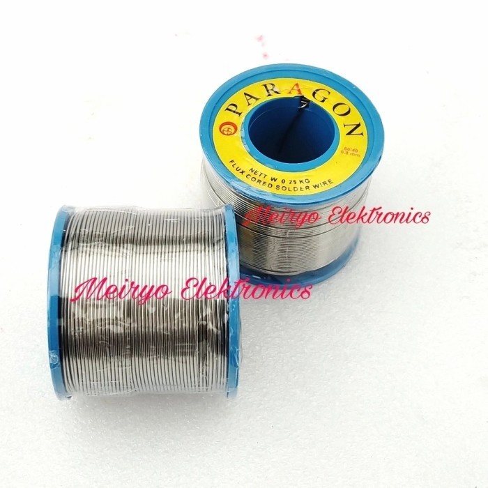 Jual Bagus Timah Paragon 1/4 Kg / 250 Gram /1.Roll ( Timah Tenol Solder ...