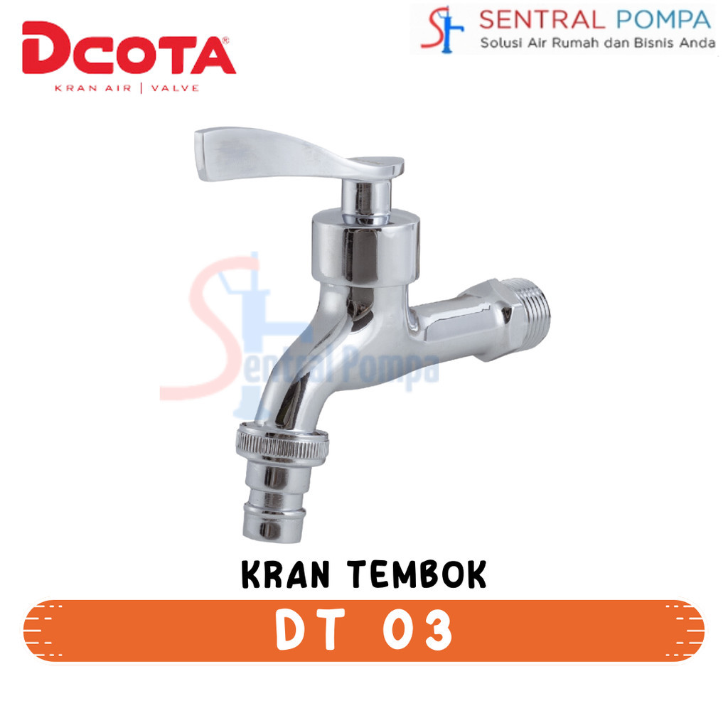 Jual DCOTA DT 03 Kran Air Keran Tembok / Taman 1/2" | Sentral Pompa | Shopee Indonesia