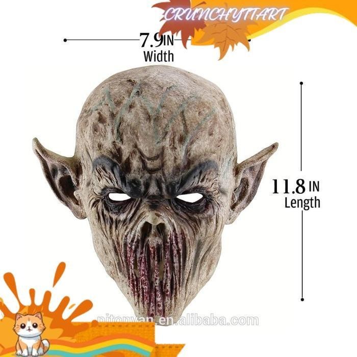 Jual DISCOUNT TOL-62 TOPENG LATEX HEADGEAR ZOMBIE MONSTER ALIEN HORROR ...