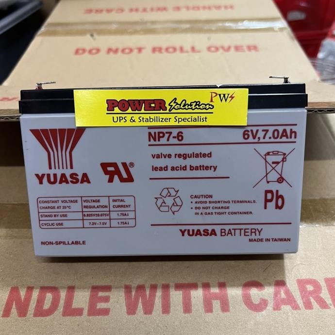 Jual aki accu baterai kering vrla mf 6v 7ah / 7ah 6v mobil mainan gs yuasa | Shopee Indonesia