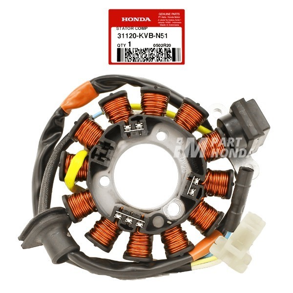 Jual 31120-KVB-N51 Spool Spul Stator Comp Vario 110 CW Old Lama Techno ...