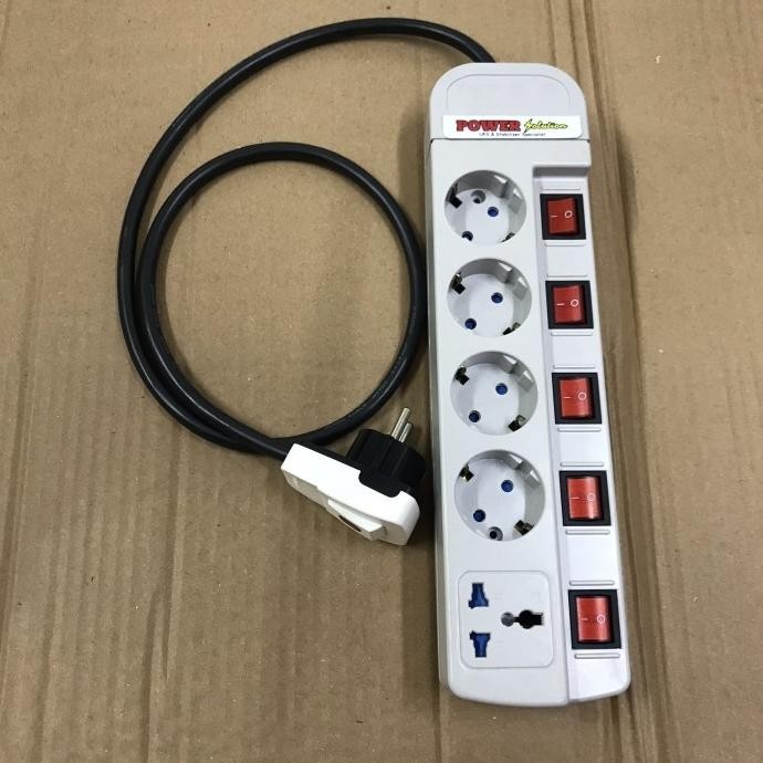 Jual Stop Kontak colokan listrik Stopkontak universal on off kabel 3x 1 ...