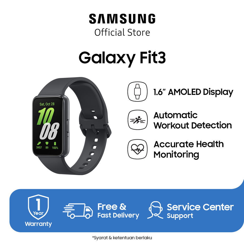 Jual Samsung Galaxy Fit 3 - Gray | Shopee Indonesia